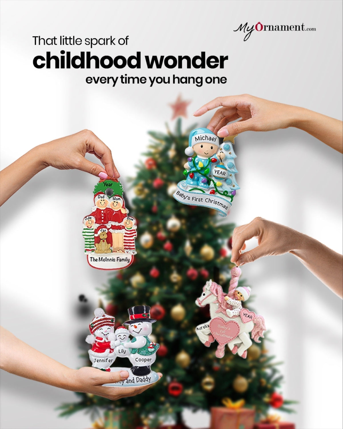 Top 5 Baby’s First Christmas Ornaments That Aren’t Basic – MyOrnament.com