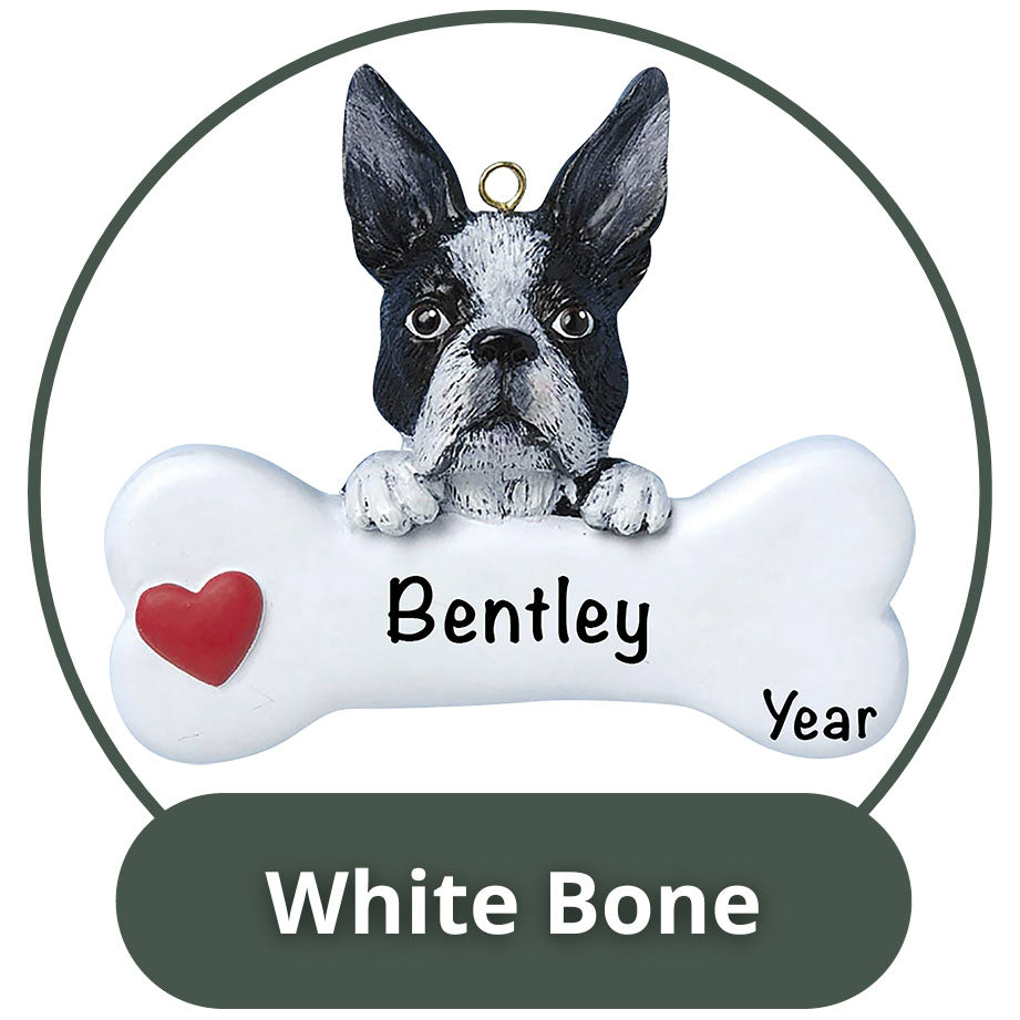 Personalized Dog Bone Ornaments | Custom Breed Keepsakes – MyOrnament.com