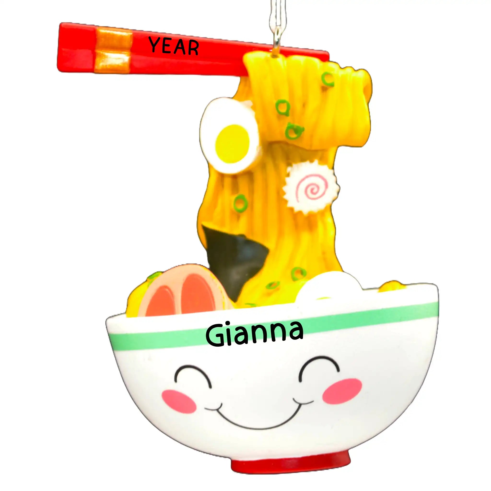 Personalized Ramen Noodle Ornament | Unique Holiday Decor – MyOrnament.com