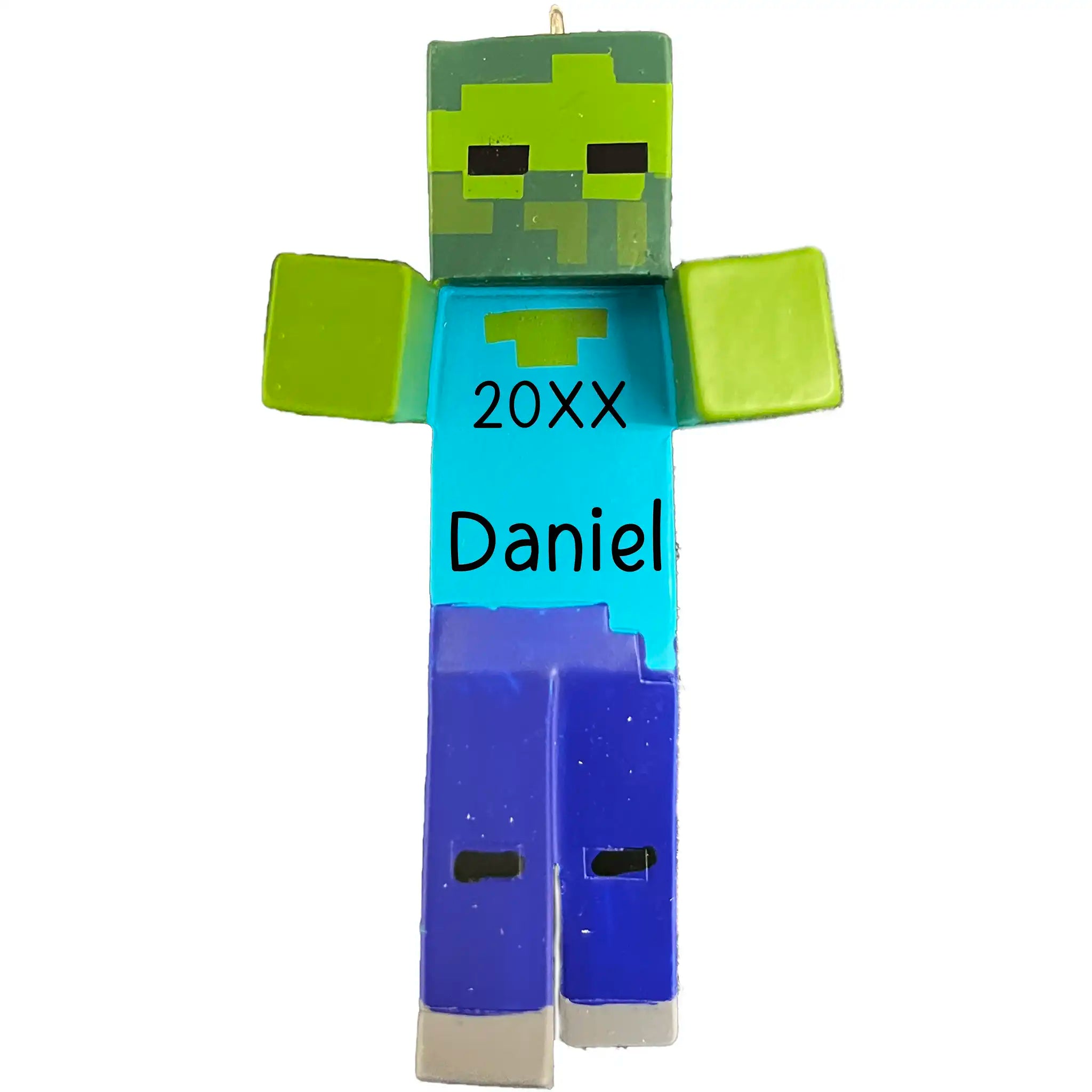 Personalized Minecraft Zombie Christmas Ornament | Gamer Gift ...