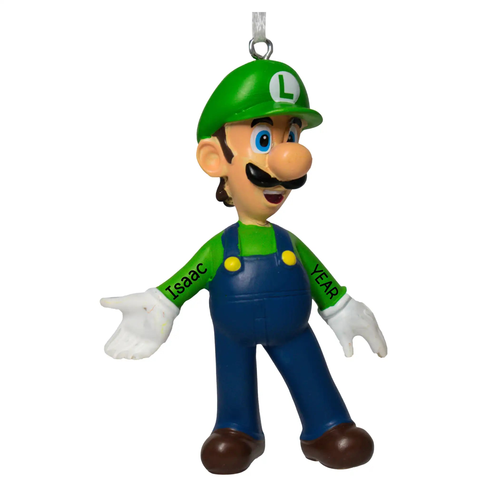 Nintendo Luigi Christmas Ornament | Personalized Gaming Keepsake ...