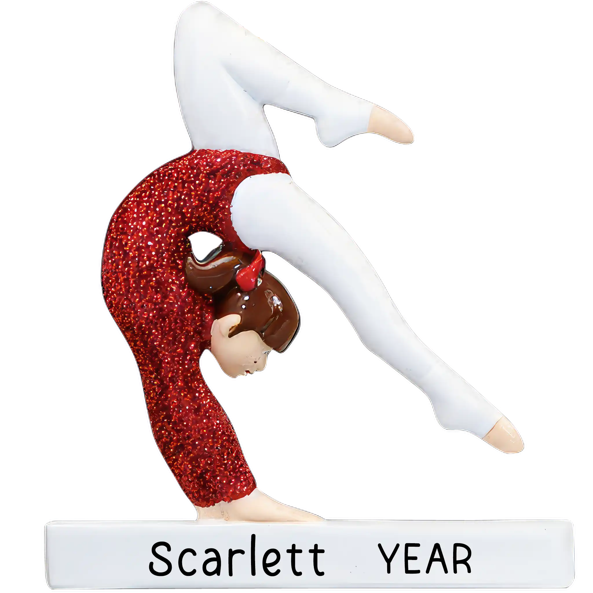 Personalized Gymnastics Ornament For Christmas - MyOrnament.com