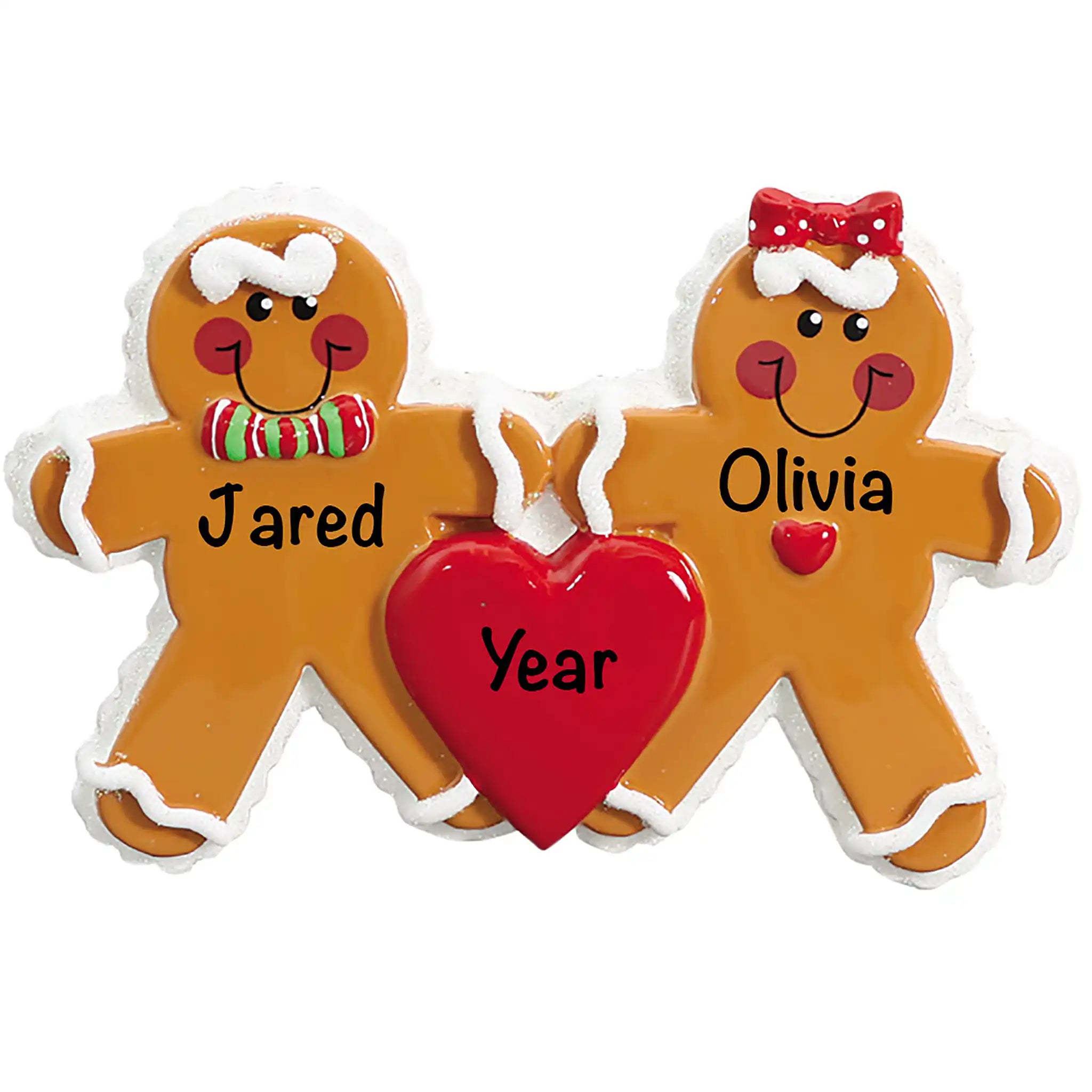 Gingerbread Men Couple Christmas Ornament - Fast Shipping – MyOrnament.com