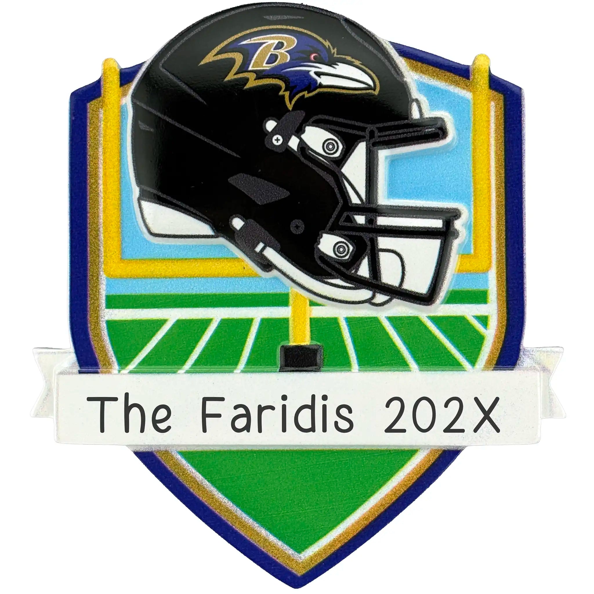 Baltimore Ravens NFL Personalized Ornament | Official NFL – MyOrnament.com