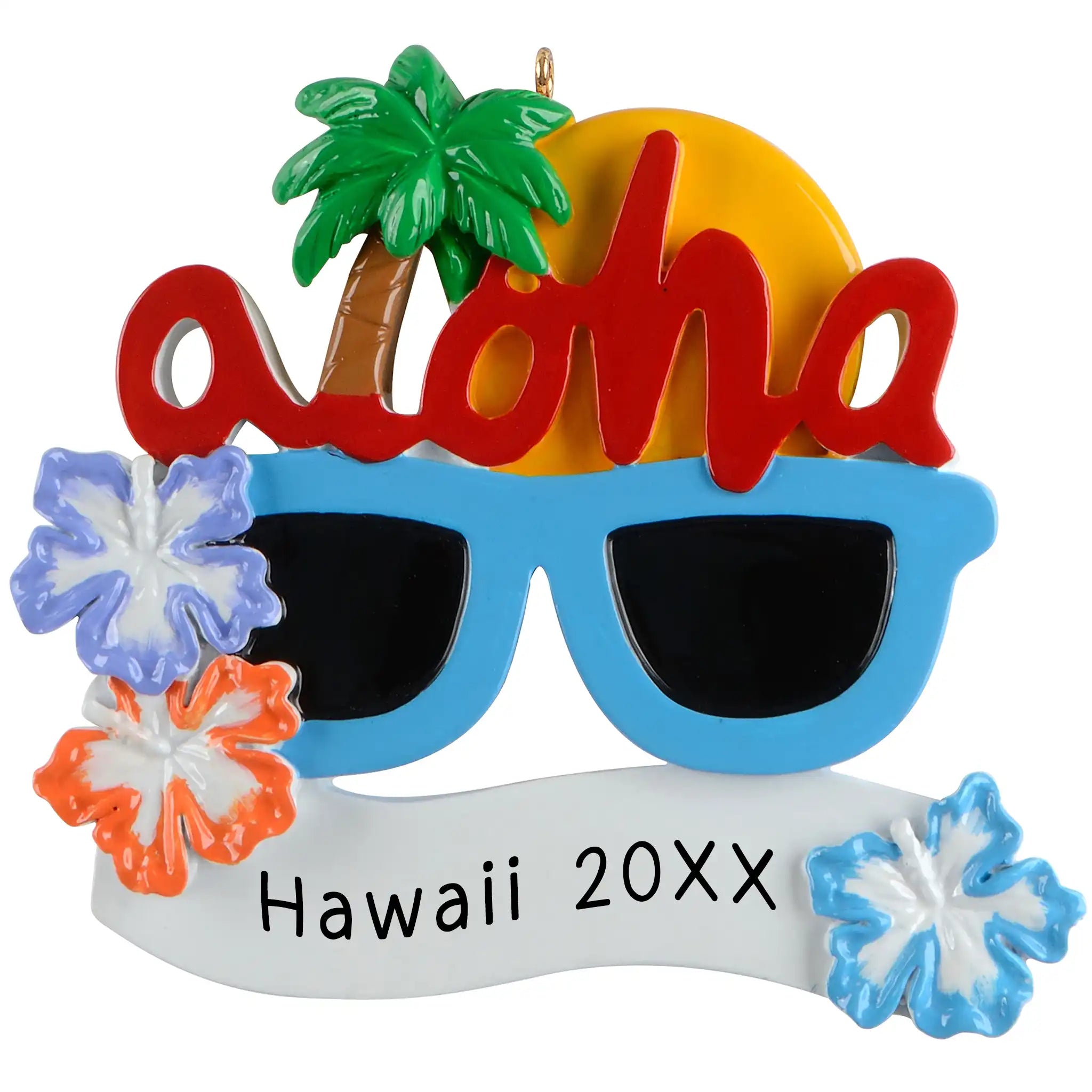 Personalized Hawaii Ornament | Custom Aloha Vacation Gift – MyOrnament.com